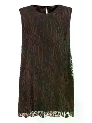 TOM FORD Leopard-lace Sleeveless Top