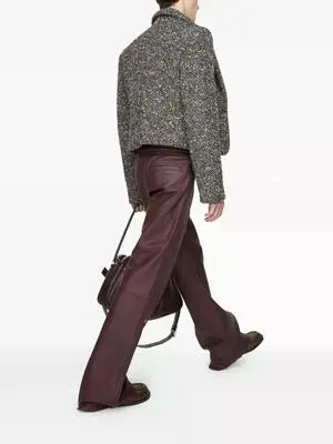 Acne Studios Drawstring Leather Trousers