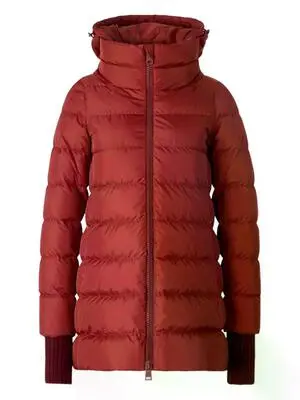 Herno Padded Jacket With Removable Hood - Red