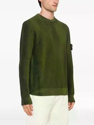 Stone Island Ribbed Crew Neck Sweater