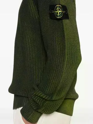 Stone Island Ribbed Crew Neck Sweater