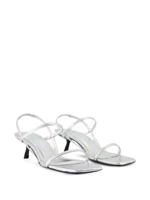 ANINE BING Hilda Leather Ankle-strap Pumps