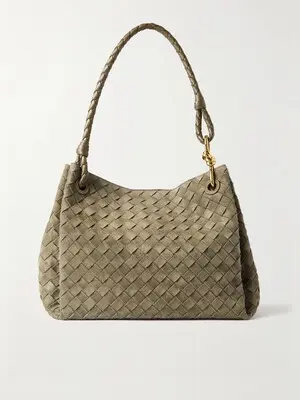 Bottega Veneta Medium Parachute Tote - Green