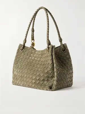 Bottega Veneta Medium Parachute Tote - Green