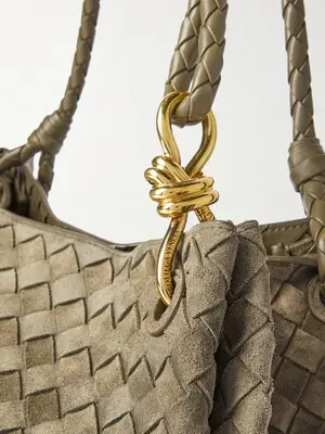 Bottega Veneta Medium Parachute Tote - Green