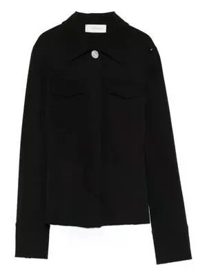 Sportmax Point-collar Jacket - Black