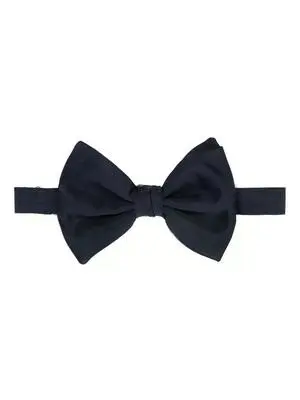 Giorgio Armani Silk Bow Tie - Blue