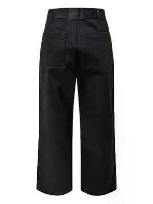 AMOMENTO Tailored High-rise Trousers