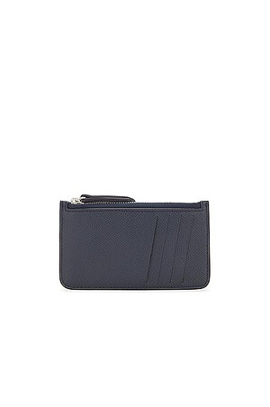 MAISON MARGIELA Zip Card Holder - Navy