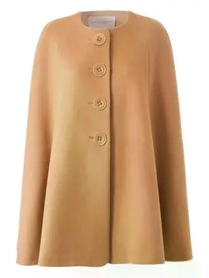 Carolina Herrera Wool Cape - Neutrals