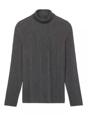 Marc O'polo Ribbed Knit Turtleneck Sweater - Grey