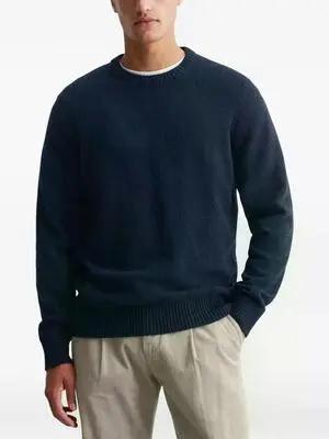 Marc O'polo Textured Crew Neck Long Sleeve Sweater
