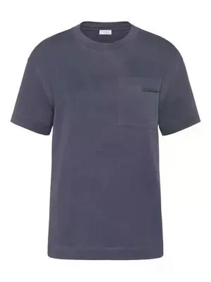 Brunello Cucinelli Cotton Jersey T-shirt With Patch Pocket