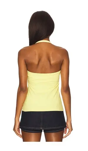 Susana Monaco Halter Top - Lemon