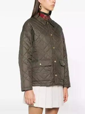NILI LOTAN Helah Quilted Jacket - Green