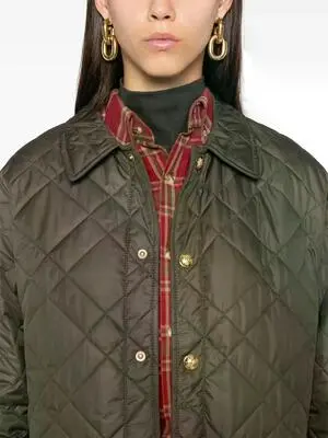 NILI LOTAN Helah Quilted Jacket - Green