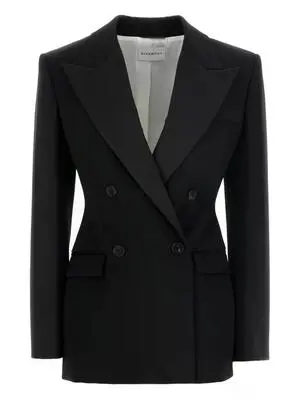 Givenchy Double-breasted Tuxedo Blazer - Black
