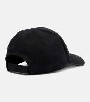 Miu Miu Logo Denim Baseball Cap