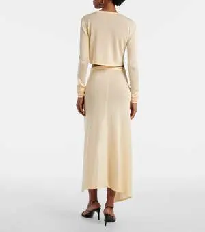THE FRANKIE SHOP Kazel Knitted Cropped Top