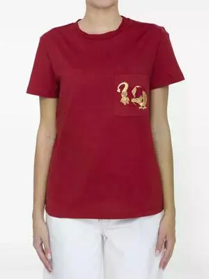 Max Mara Elmo T-shirt With Embroidered Logo