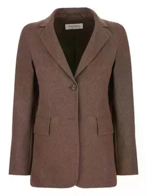 Max Mara Cotton Blazer - Brown