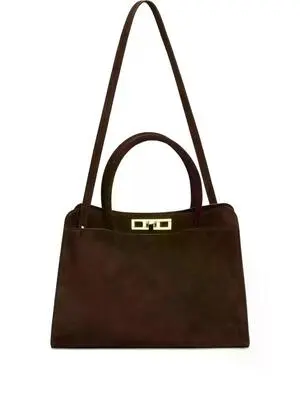 Fabiana Filippi Suede Tote Bag - Brown
