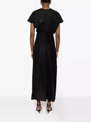 TOTEME Slouch-waist Maxi Dress - Black