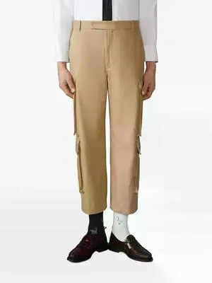 Thom Browne Beige Cargo Trousers - Neutrals