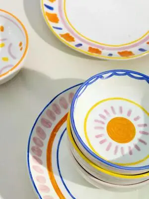 &K AMSTERDAM Boavista Hand-painted Bowls