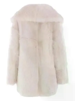 BLANCHA Wide-collar Shearling Coat