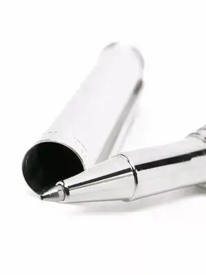 ASPINAL OF LONDON Croc-effect Rollerball Pen - Brown