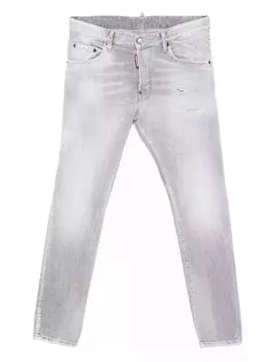 Dsquared2 DSQUARED2 Straight Leg Jeans Grey