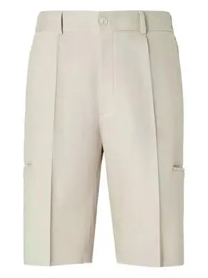 Fendi Tailored Shorts With Pleated Front Detail