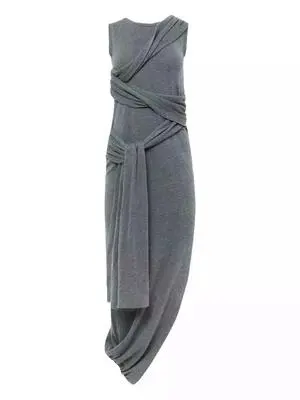 JW Anderson Draped Tie-waist Maxi Dress