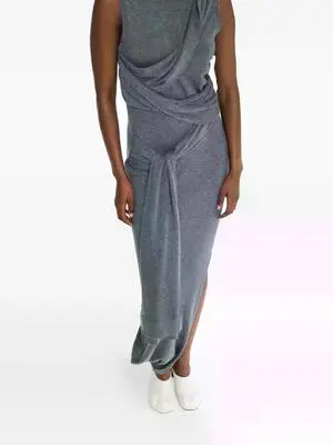 JW Anderson Draped Tie-waist Maxi Dress