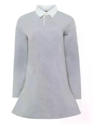 JW Anderson Long-sleeve Polo Dress - Grey