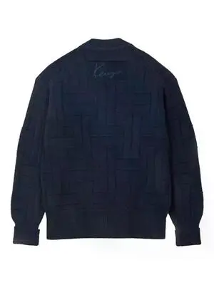 Kenzo Embroidered Cotton Cardigan