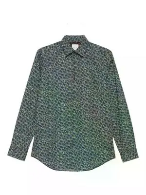 Paul Smith Floral-print Shirt - Blue
