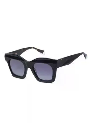 GIGI STUDIOS Glaze Geometric Sunglasses - Black