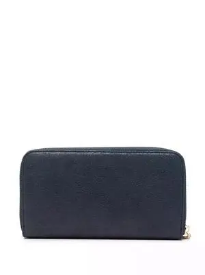 Stella McCartney Chain-detailed Leather Wallet - Blue