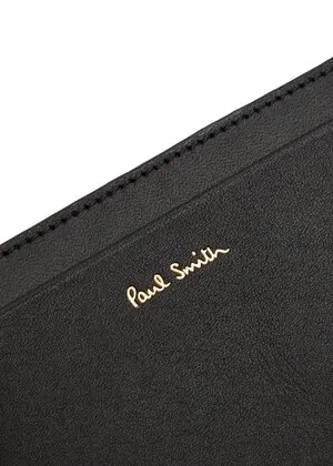 Paul Smith Signature Striped Leather Card Holder