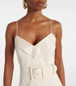 Rebecca Vallance Bailey Belted Maxi Dress