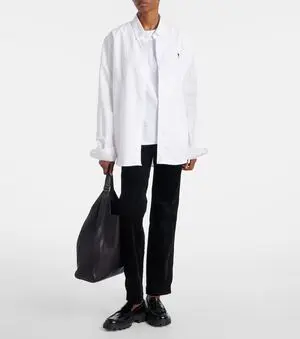 7 For All Mankind Calie Straight Corduroy Trousers