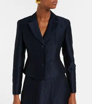 Max Mara Piera Cotton-blend Blazer
