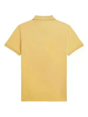 Ralph Lauren Purple Label Logo-embroidered Short-sleeve Polo Shirt - Yellow