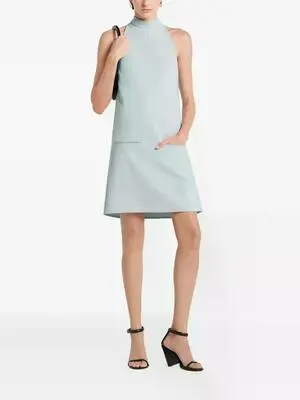COURREGES High-neck Pocket Dress