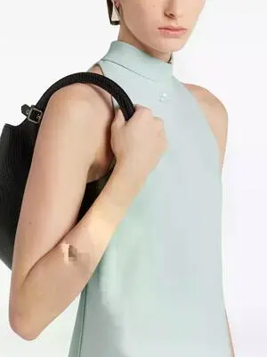 COURREGES High-neck Pocket Dress