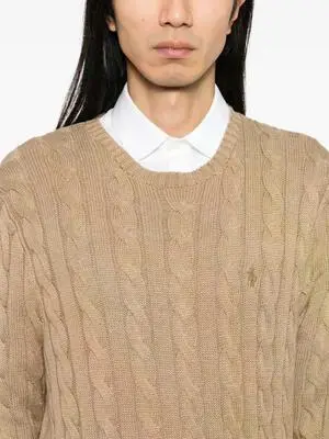 Polo Ralph Lauren Cable-knit Jumper - Brown