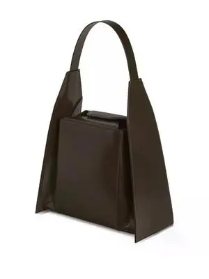 MERRYL TIELMAN Angelo Leather Tote Bag - Brown