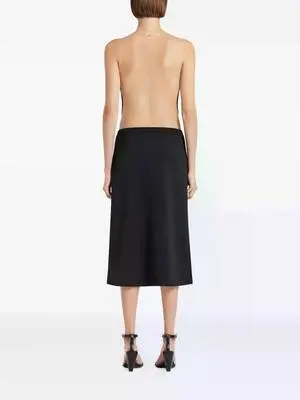 COURREGES Paneled Bodysuit With Lace Detail - Black